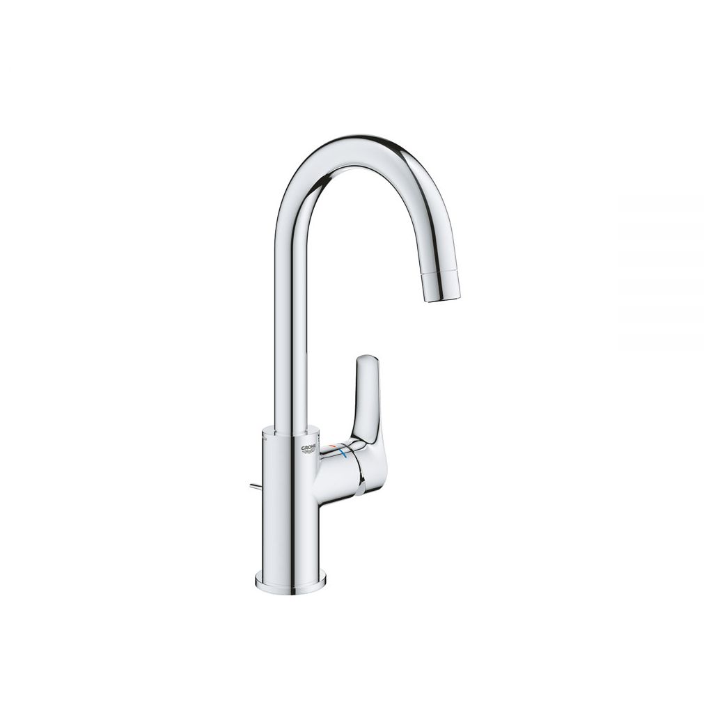 ברז כיור ברבור מסדרת EUROSMART בצבע ניקל | Negev